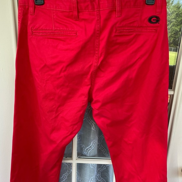 Dockers | Pants | Georgia Bulldogs Bright Red Mens Chinos | Poshmark